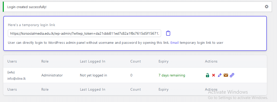 How to Create Temporary Login for WordPress - X Line Web Designs